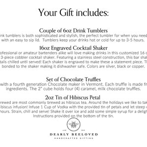 Cocktail Shaker Bar Gift Set Bar Gifts Engraved Cocktail Shaker ...