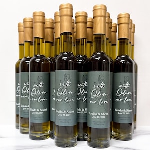 Olive Oil Party Favor | Infused Oil Favor | Olive You Favors | Olive ...