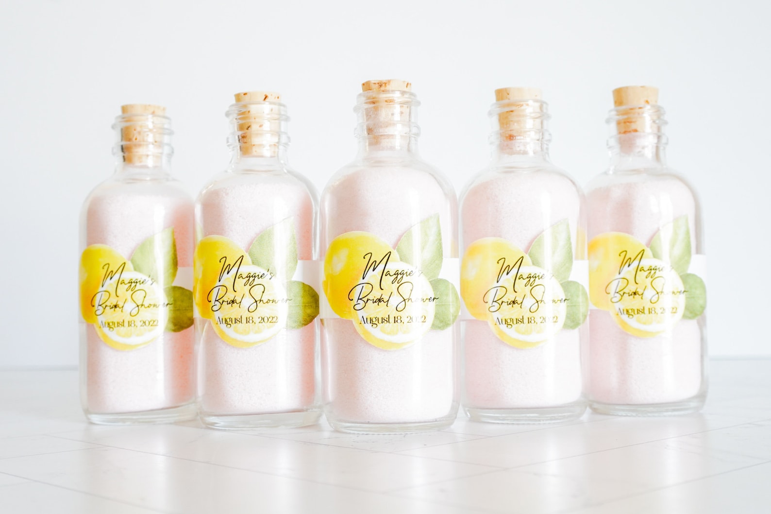 Set of 10 Pink Lemonade Favors 2oz | Sip Sip Hooray Favor | Summer ...