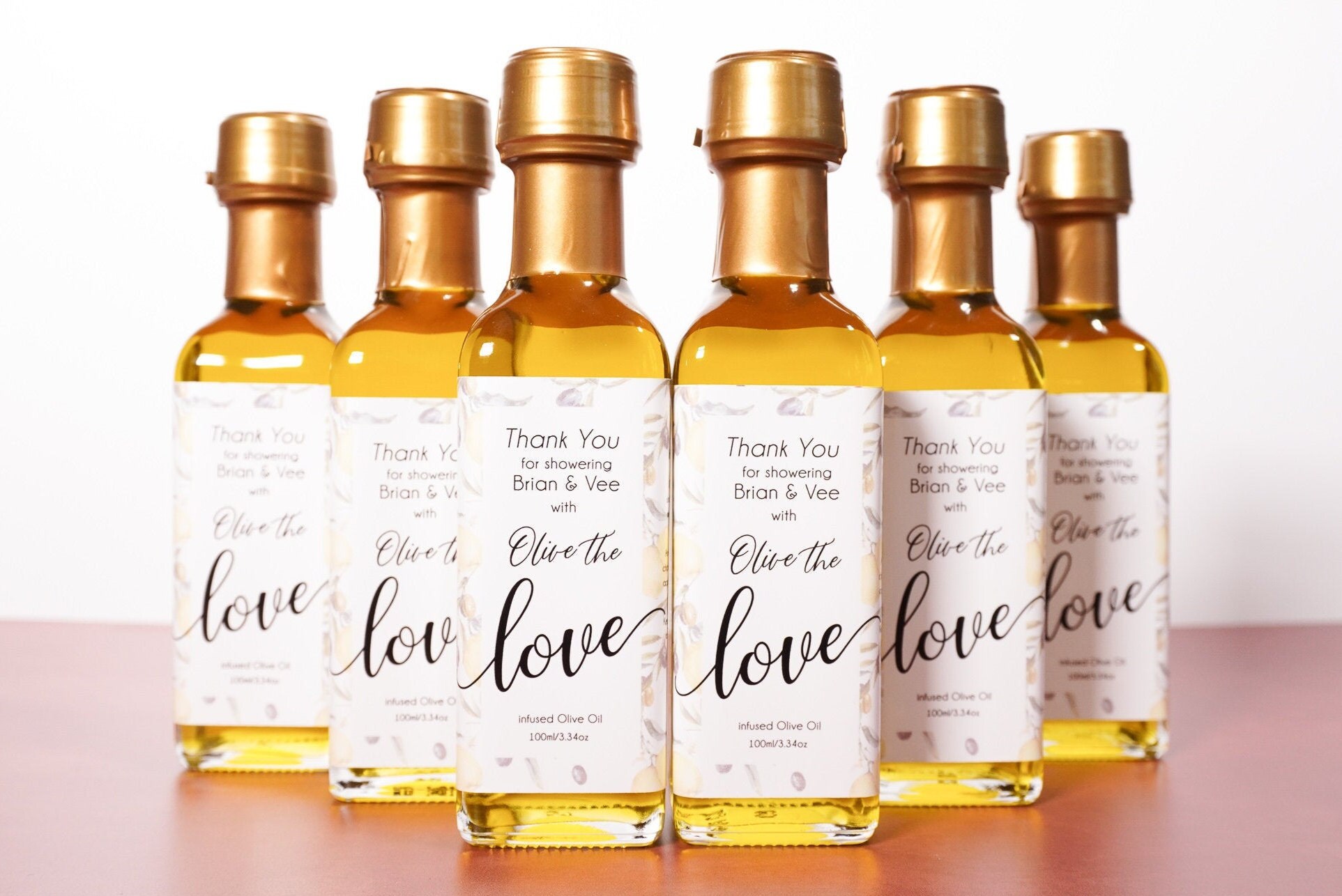 Olive Oil Favors 60ml Infused With Love Olive Oil Favor | Etsy