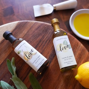 Olive Oil Favors 60ml | Infused With Love Olive Oil Favor | Olive You ...