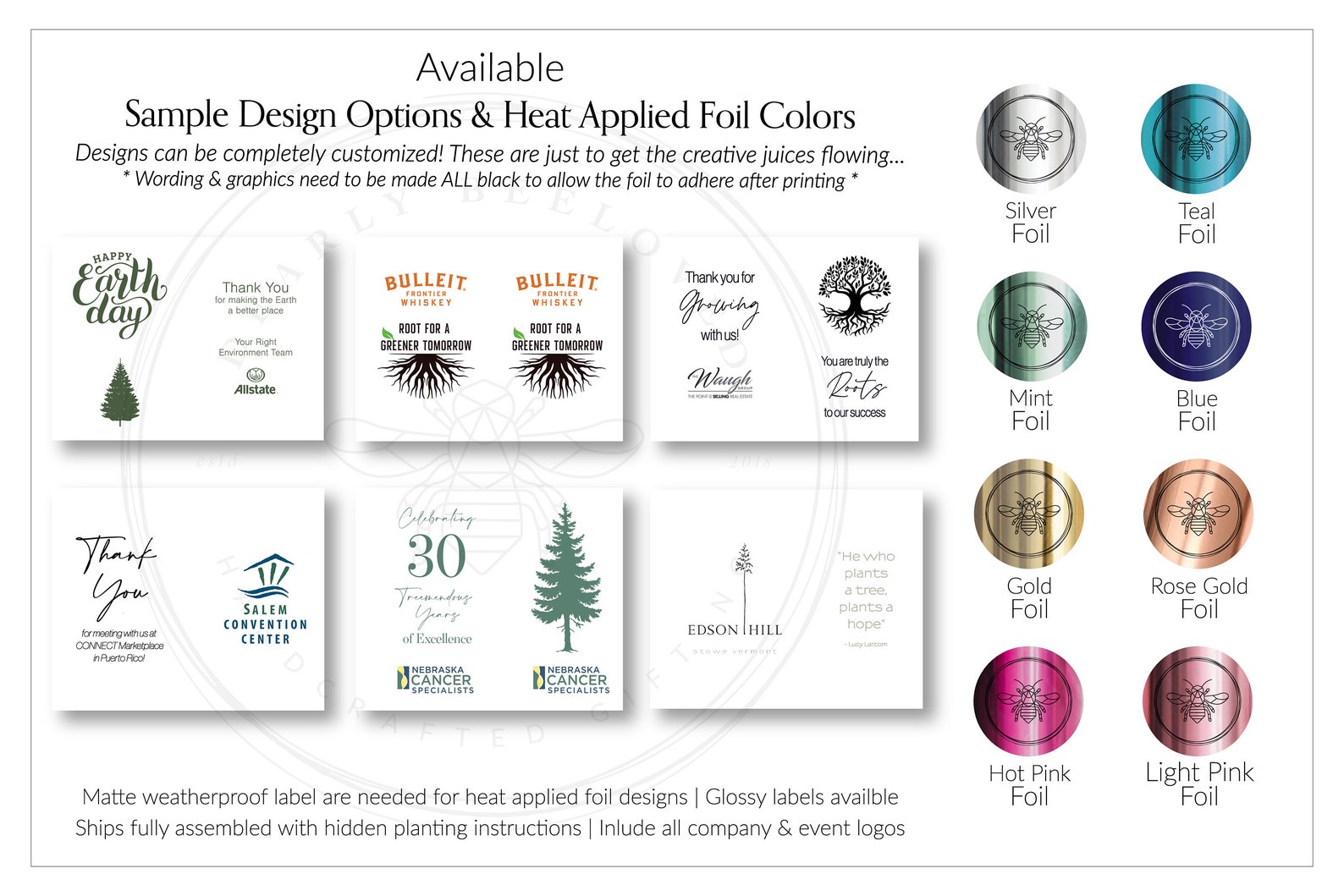 Gift Tree Favor | Pine Seedling | Seedling Gift | Corporate Gift Tree ...