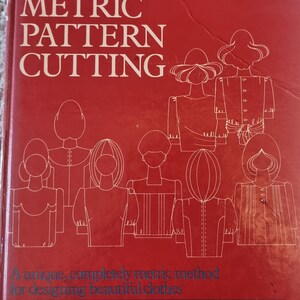 Metric Pattern Cutting Book by Winiffred Aldrich - Etsy
