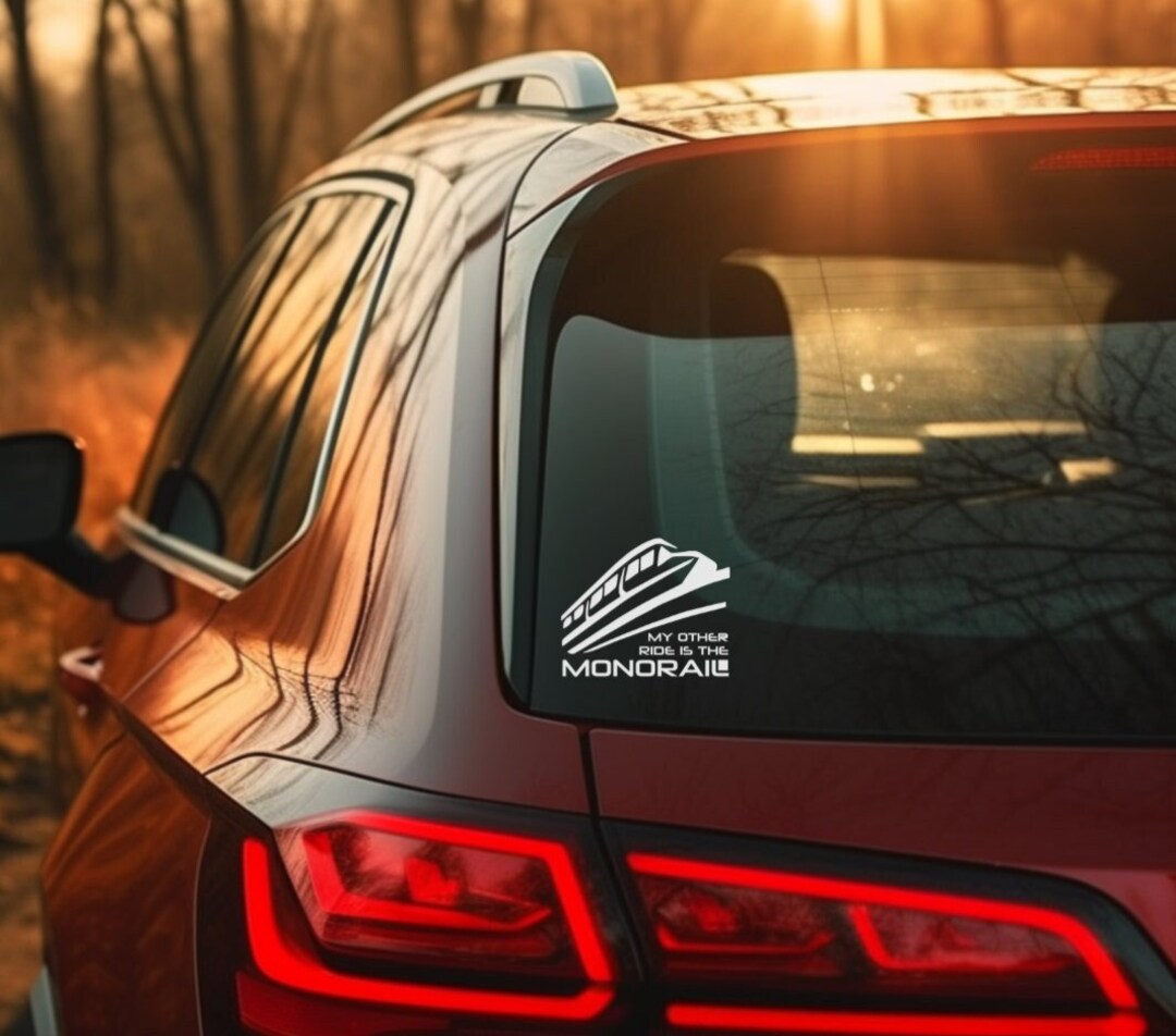 My Other Ride is the Monorail Decal, Disney Decal, Disney Sticker ...