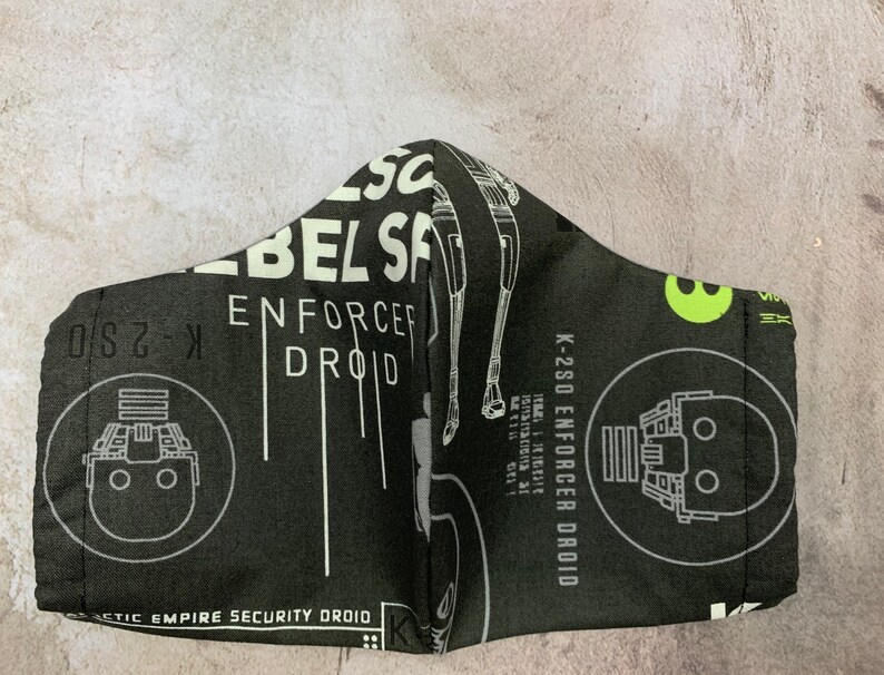 Face Mask 100% Cotton MADE IN USA/ Disney Face Mask /Washable | Etsy