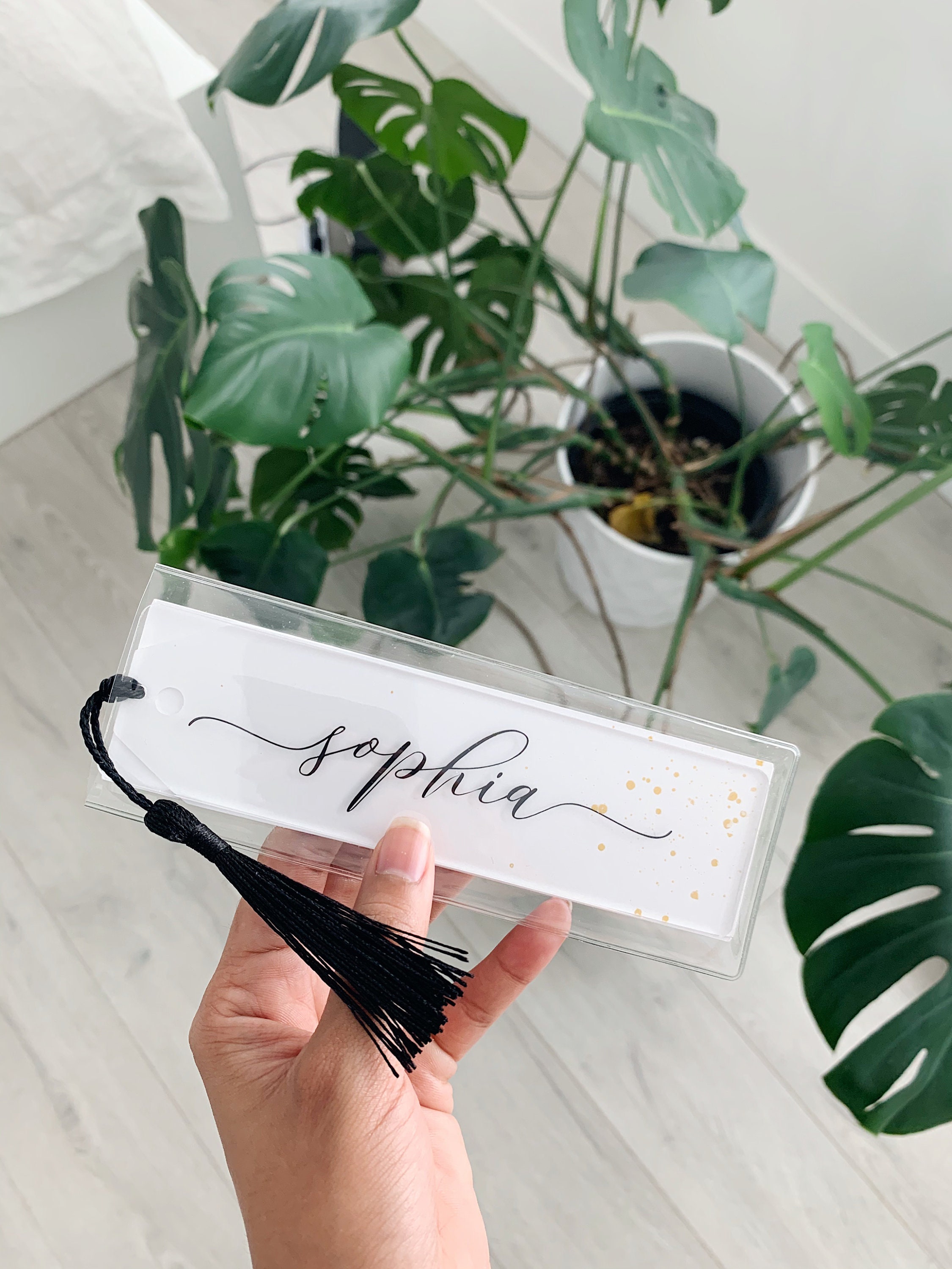 Personalized Bookmarks Acrylic Calligraphy Bookmarks - Etsy Canada