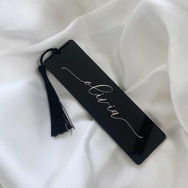 Name Bookmark - Etsy