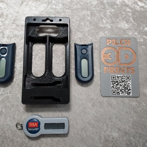 Dual Safenet Etoken Pass and RSA Securid (1-4) Badge Holder (multiple ...