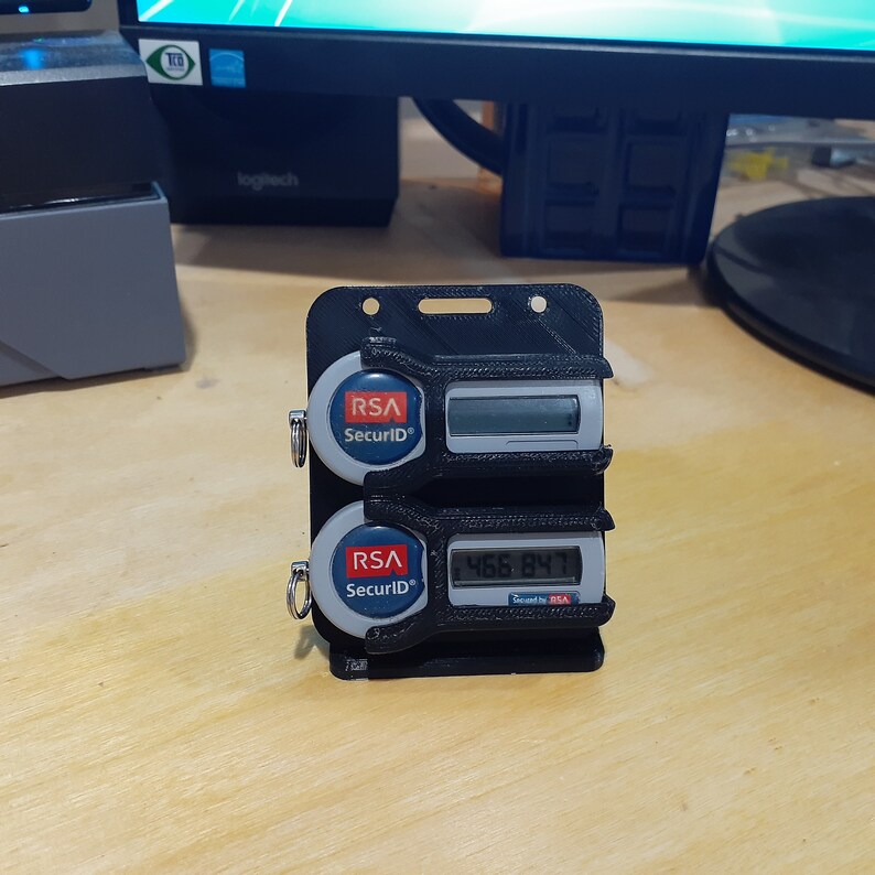 Dual RSA Securid Carry Card W/ Desk Stand - Etsy
