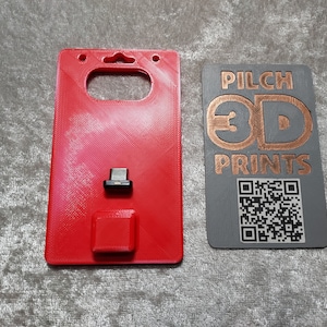 3D Printed Yubikey 5c Nano (1-3) Badge Holder - Etsy