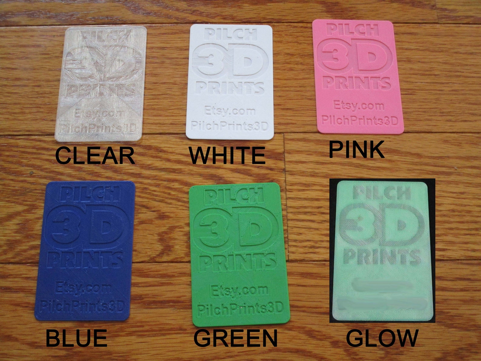 3D Printed Folding Plain Badge Holder Multi Badge Options | Etsy