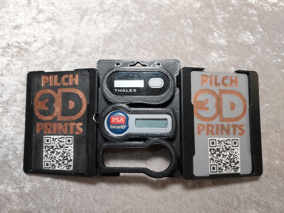Tri-fold 2 RSA 1 Safenet OTP 110 Badge Holders (multi Color Options ...