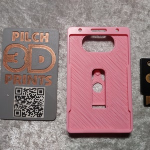 3D Printed Yubikey 5 NFC (USB-A) (1-3) Badge Holder - Etsy