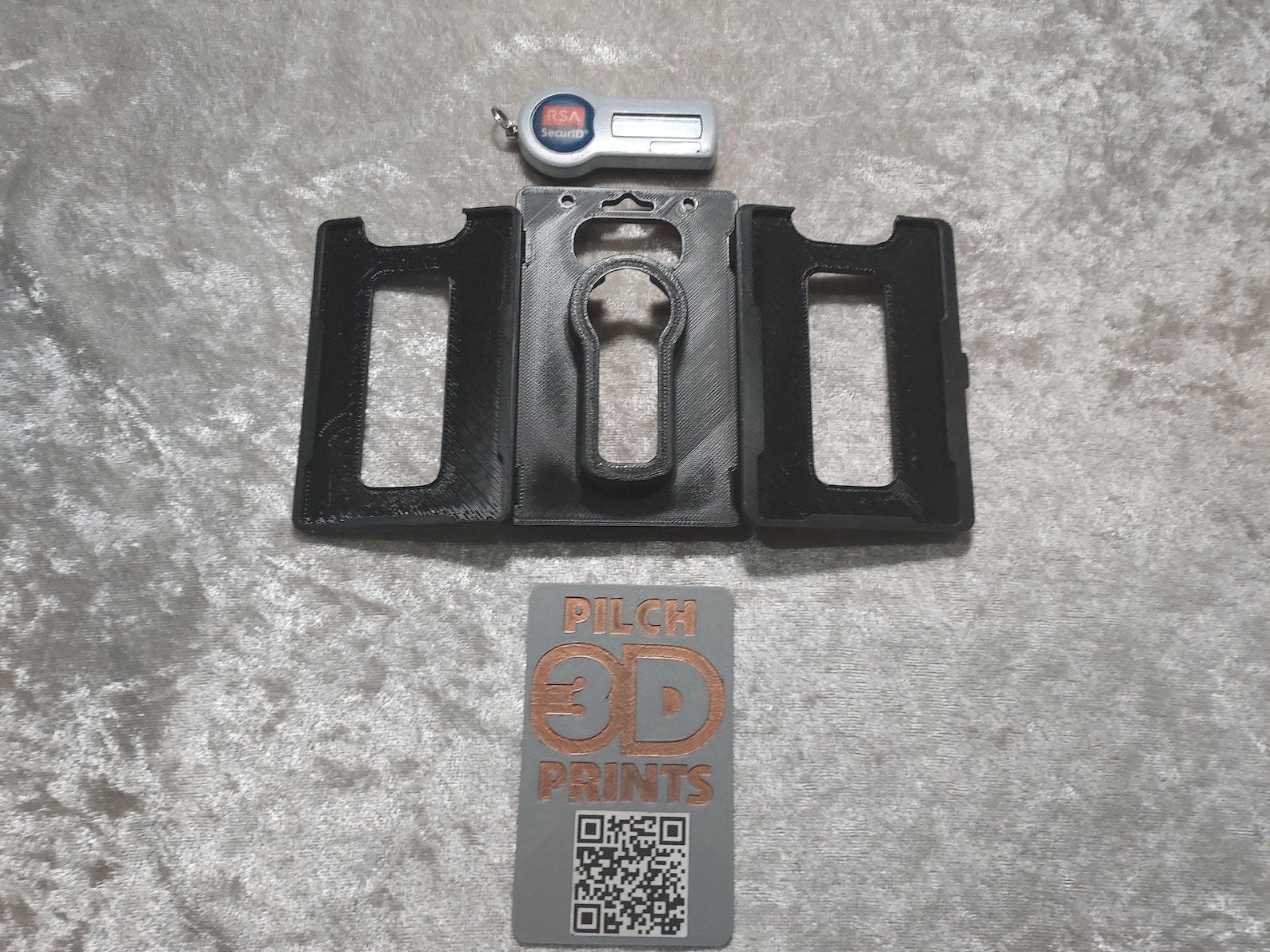 3D Printed Tri-fold RSA Badge Holders (multi Color Options Available ...