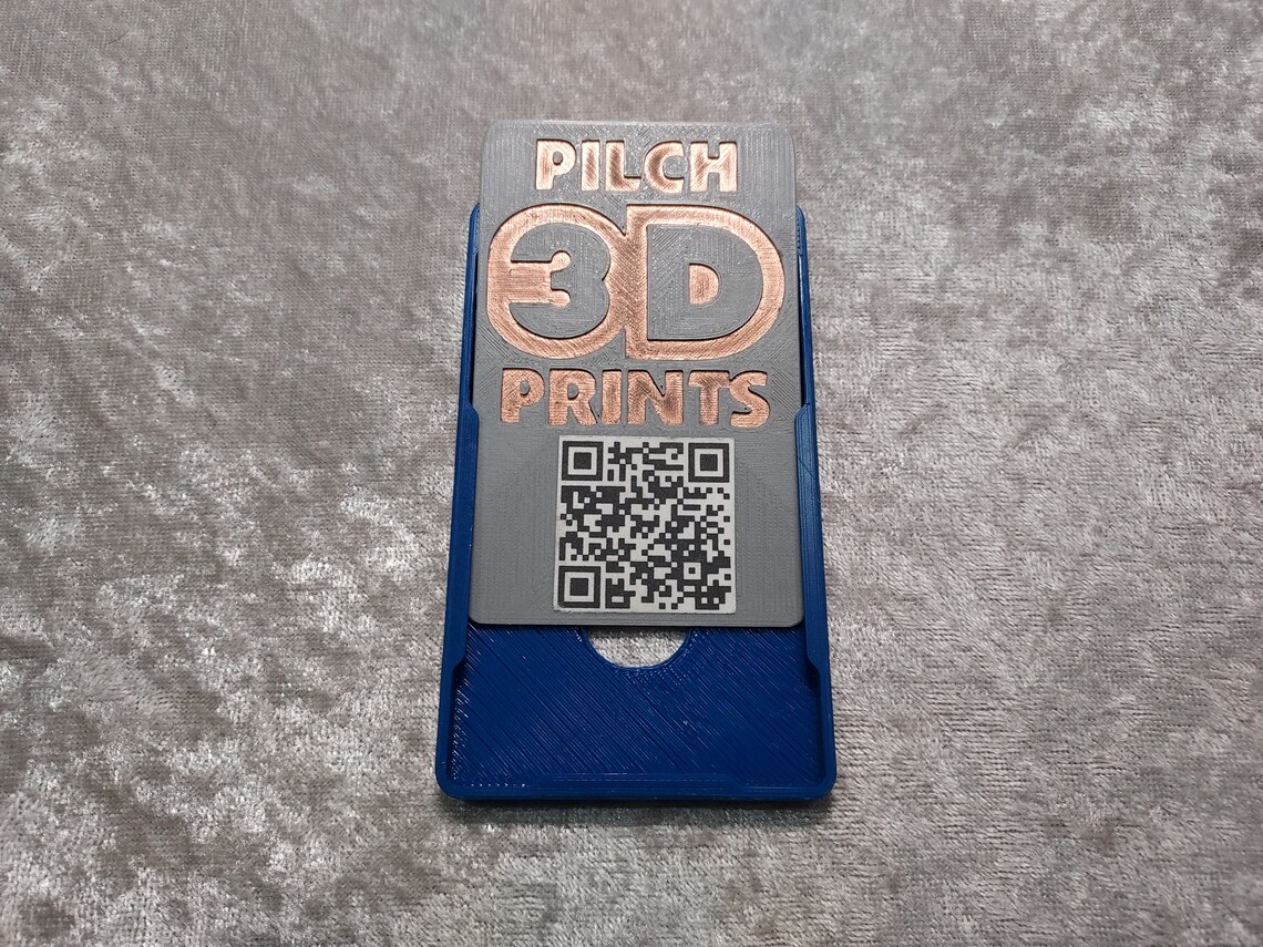 3D Printed Badge Holder 1 to 3 Badges custom Options | Etsy