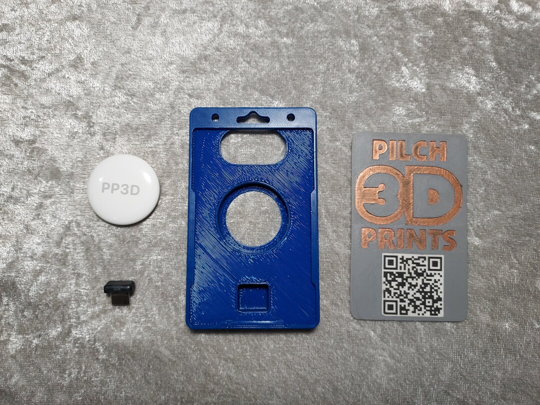 Apple AirTag Yubikey 5c Nano 1-3 Badge Holder - Etsy