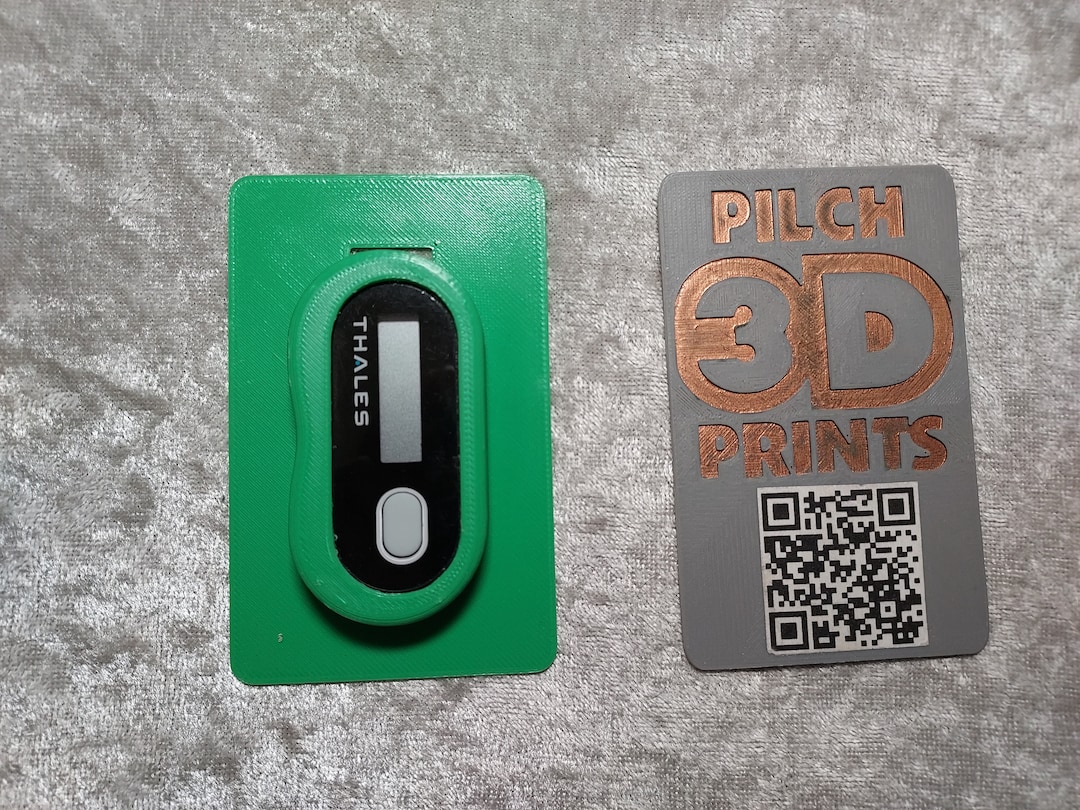3D Printed Safenet OTP 110 Card - Etsy