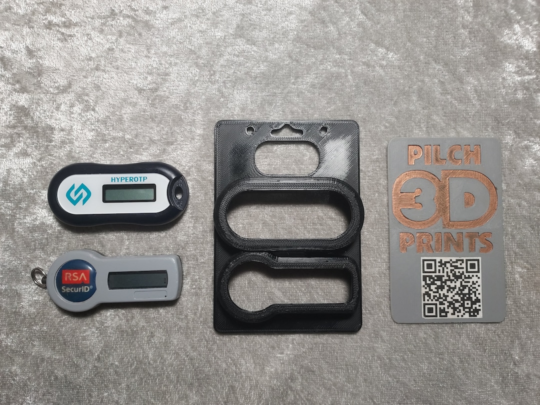 Surepass Id and RSA Securid (1-3) Badge Holder (aka Untrust Datacard ...