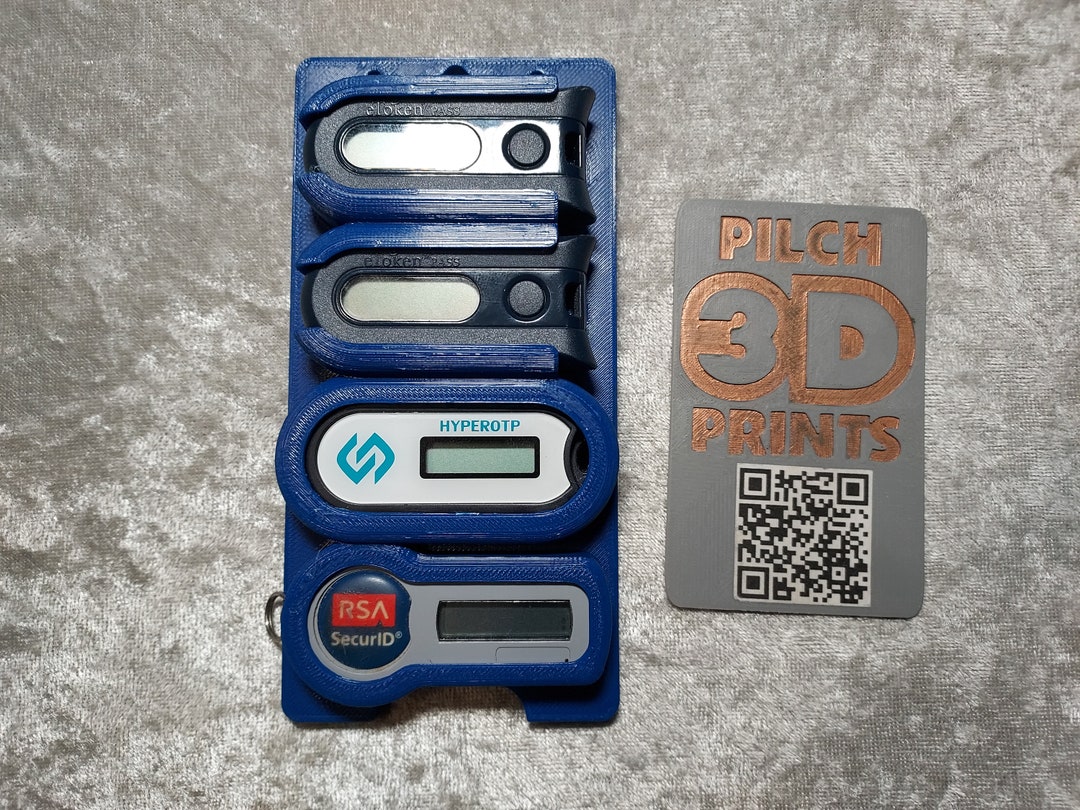 3D Printed Surepass, 2 Safenet Etoken, RSA Secureid Badge Holder (one ...