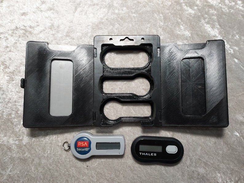 Tri-fold 2 RSA 1 Safenet OTP 110 Badge Holders (multi Color Options ...