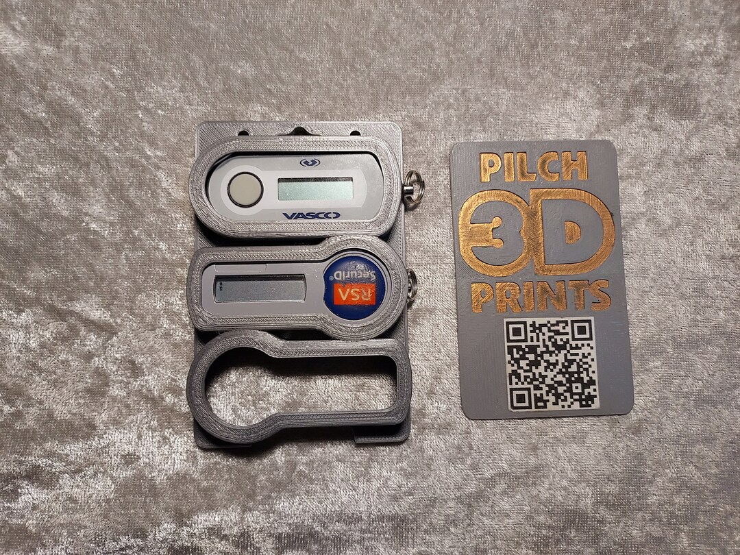 3D Printed Digipass GO 6 and 2 RSA Secureid (1-3) Badge Holders - Etsy