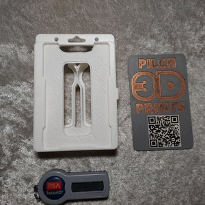 3D Printed Folding Dual RSA Badge Holder (multi Badge Options Available ...