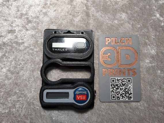 3D Printed 2 RSA Secureid 1 Safenet OTP 110 1-3 Badge Holder - Etsy