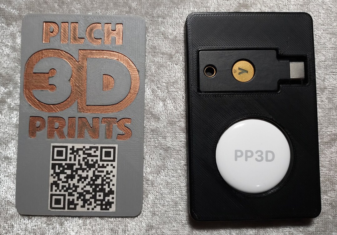 AirTag and Yubikey 5/5C NFC Card Holder - Etsy