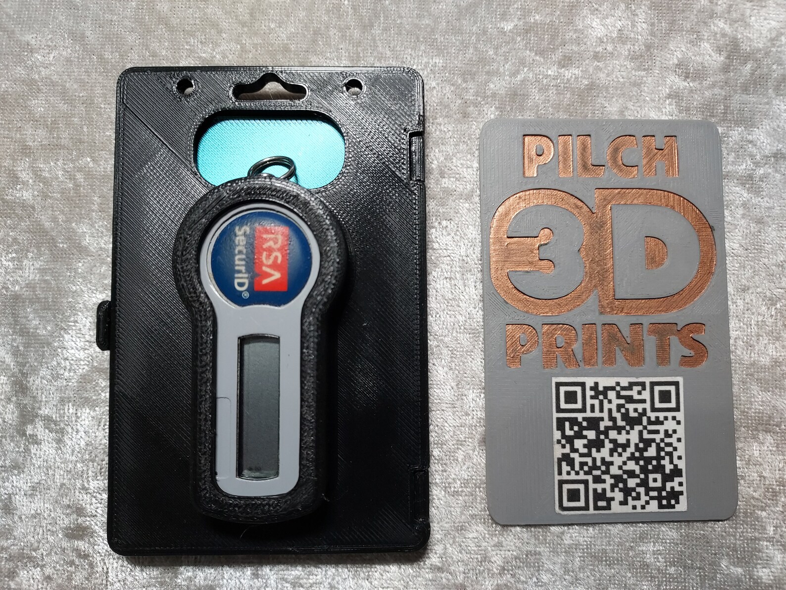 3D Printed Folding RSA Badge Holder (multiple Badge Options Available ...