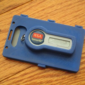 3D Printed Folding RSA Badge Holder Multiple Badge Options | Etsy