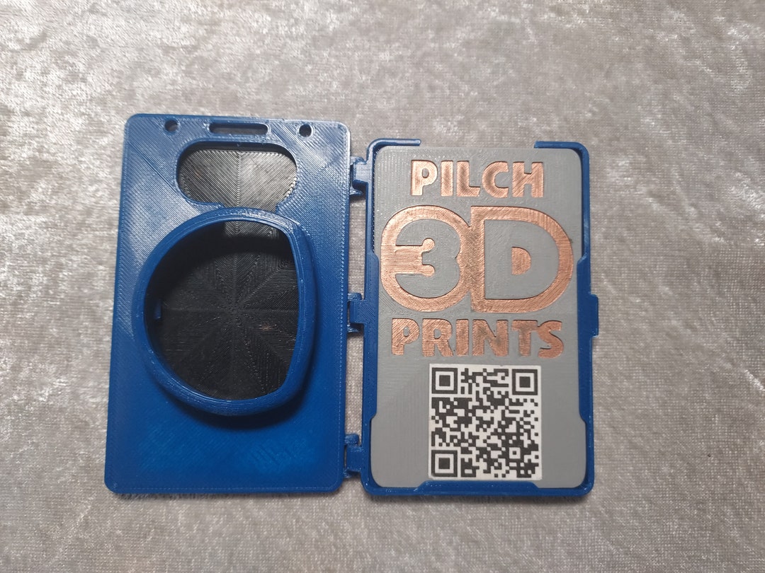 3D Printed Folding HID Activid Mini Token Badge Holder multiple Badge ...