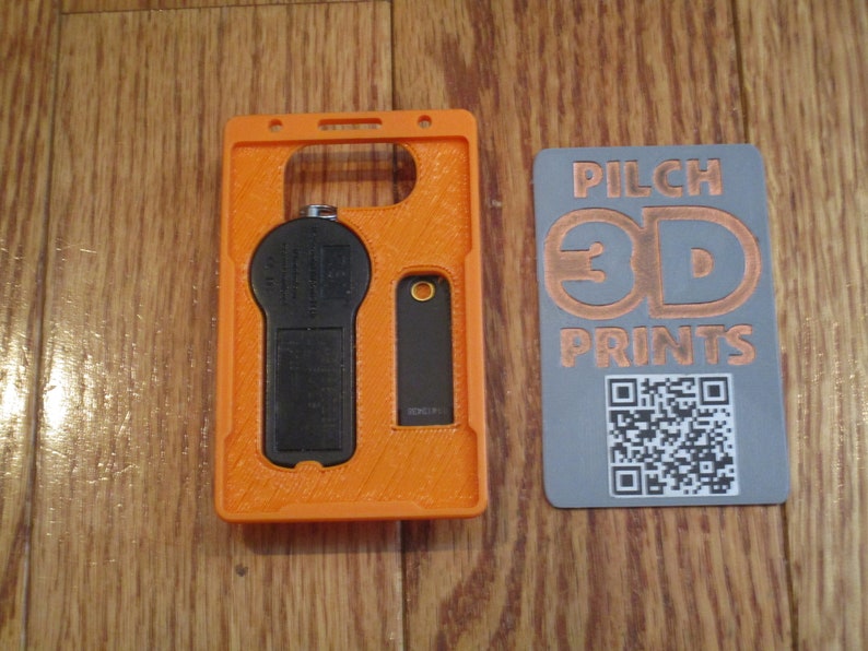 3D Printed RSA Yubikey 5 NFC 1-3 Badge Holder - Etsy Canada