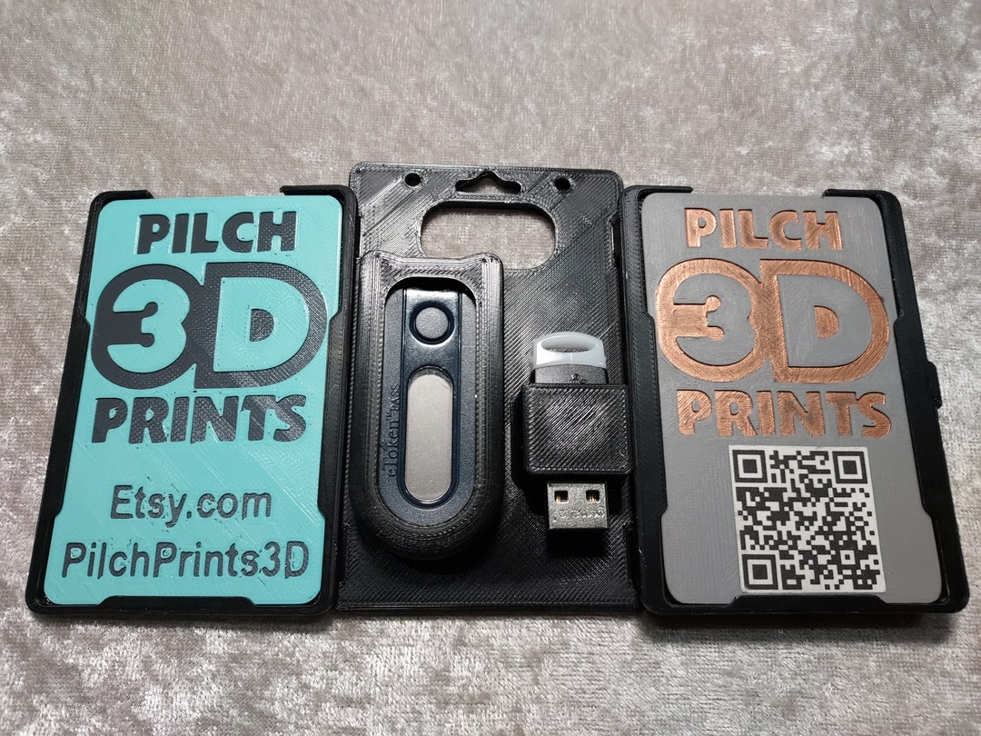 3D Printed Tri-fold Safenet Etoken Pass and Etoken 5100 Badge - Etsy