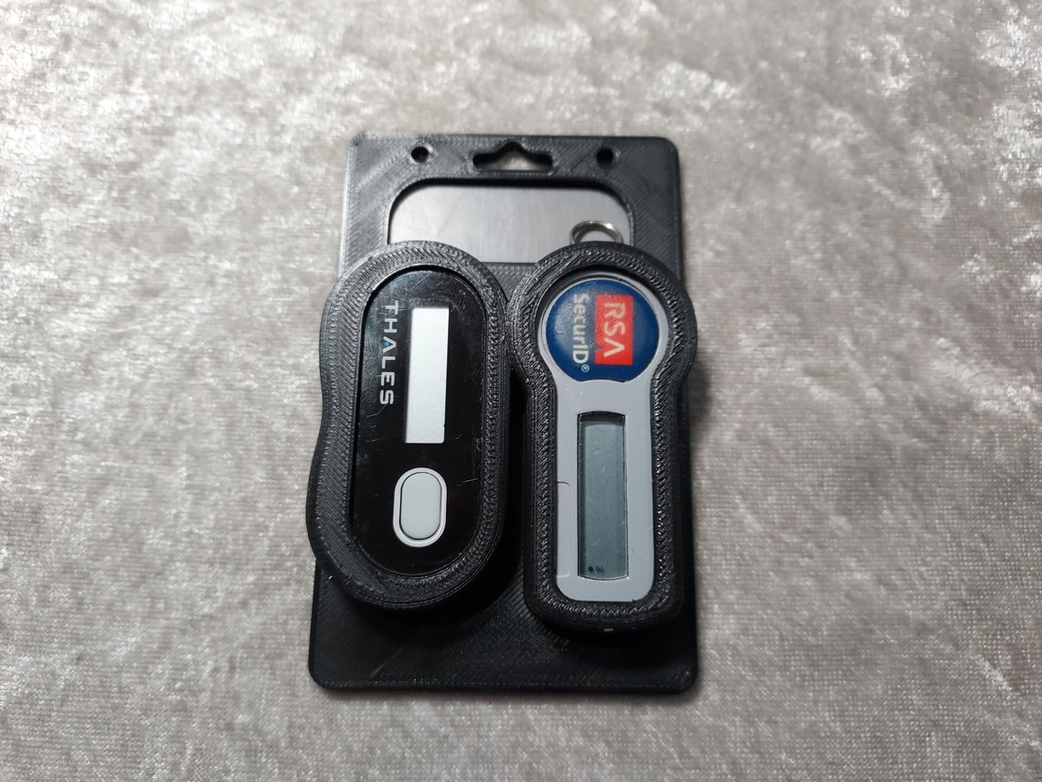 Combo Safenet OTP 110 and RSA Securid 1-3 Badge Holder - Etsy