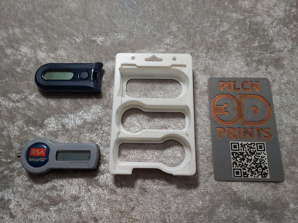 3D Printed Safenet Etoken Pass and 2 RSA Secureid 1-3 Badge | Etsy