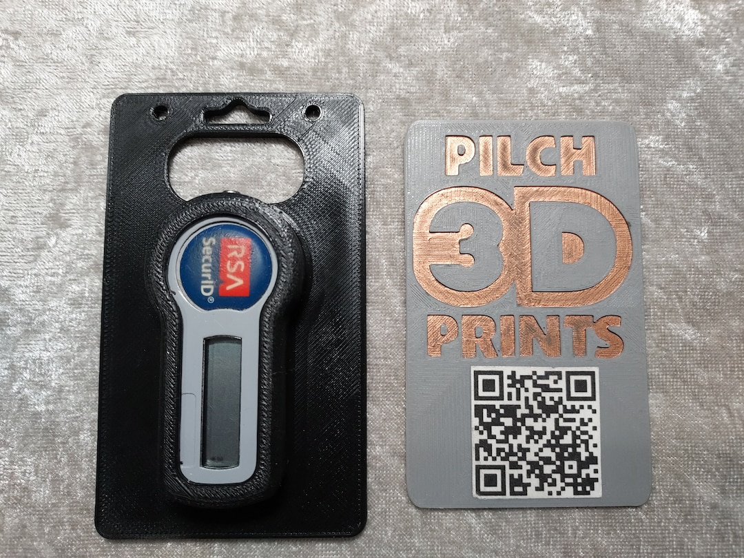 3D Printed RSA Secureid (1-4) Badge Holder - Etsy