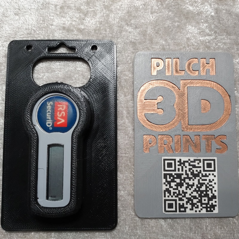 3d Badge Holder Stl - Etsy