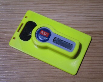 3D Printed Safenet Etoken Pass and 2 RSA Secureid 1-3 Badge | Etsy