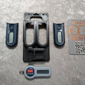 Dual Safenet Etoken Pass and RSA Securid (1-4) Badge Holder (multiple ...