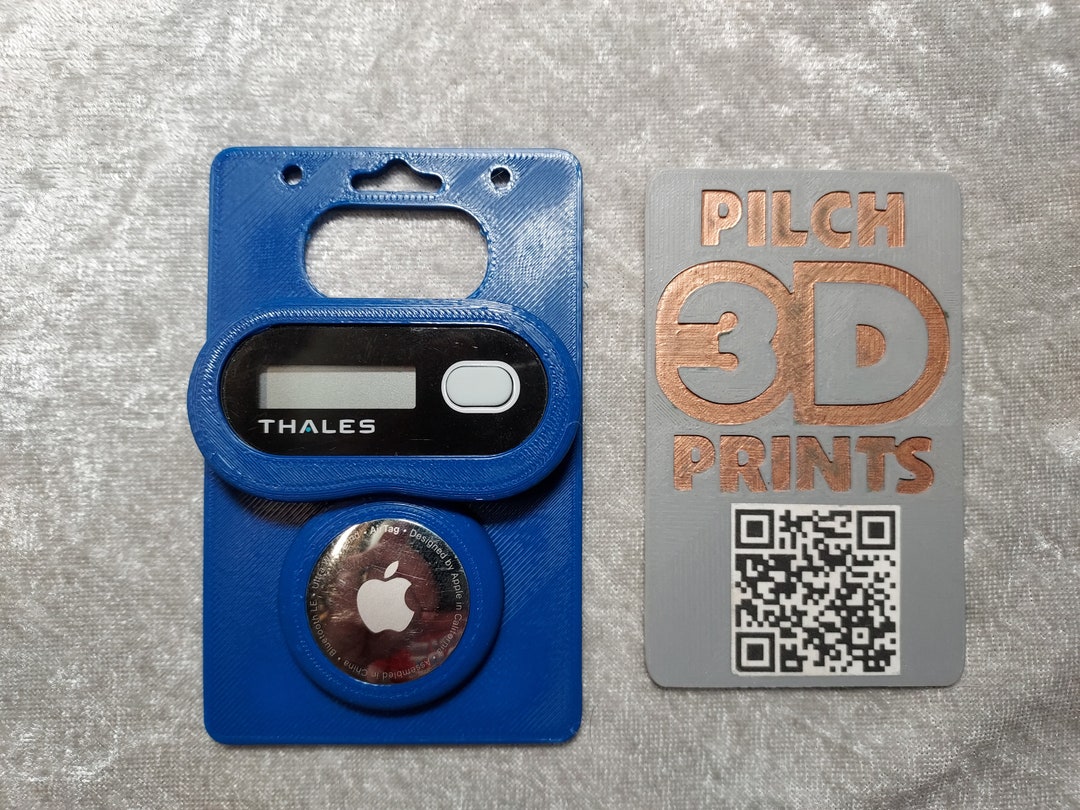 3D Printed Safenet OTP 110 AirTag 1-3 Badge Holder - Etsy