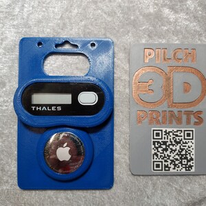 3D Printed Safenet OTP 110 AirTag 1-3 Badge Holder - Etsy