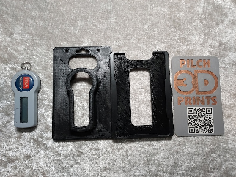 3D Printed Folding RSA Badge Holder (multiple Badge Options Available ...