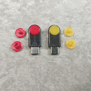 Yubikey 5c Nano and Dual 5c Badge Holder (multiple Color Options ...
