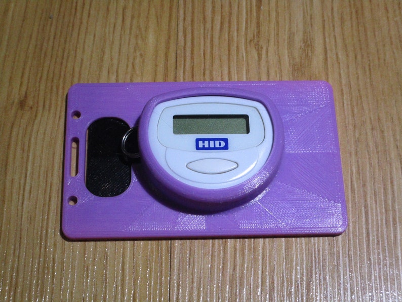 3D Printed HID Activid Mini Token (1-3) Badge Holder (custom Options ...