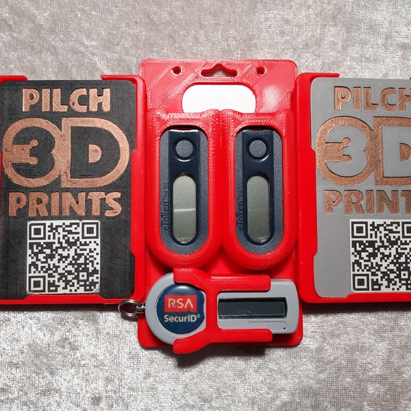 3d Printed Tri Fold Rsa Safenet Badge Holders - Etsy