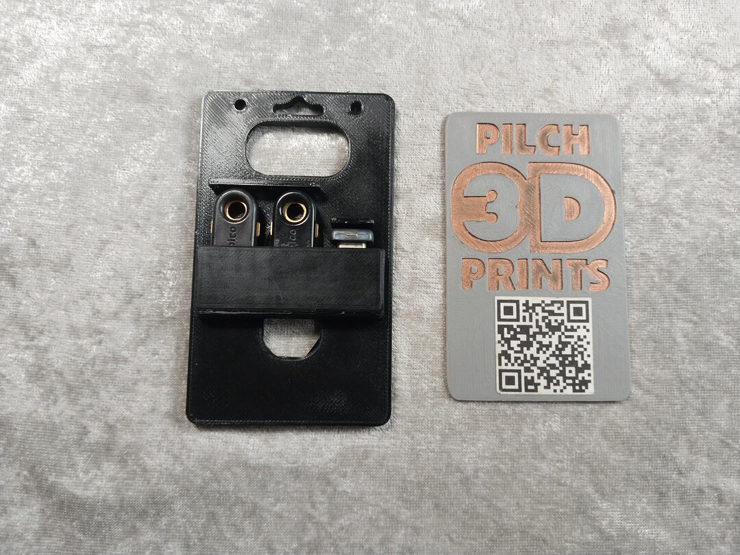 Yubikey 5c Nano and Dual 5c Badge Holder multiple Color Options ...