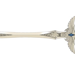 Yasha Holy Avenger 3D Printed Sword Kit - Etsy