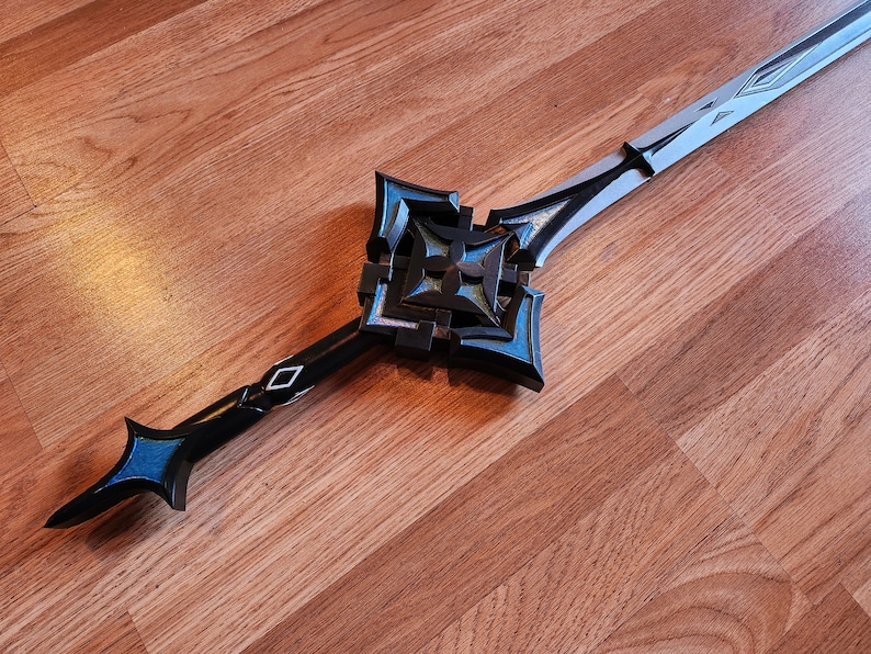 Sword of Descention From Genshin Impact 3D Prop Kit - Etsy