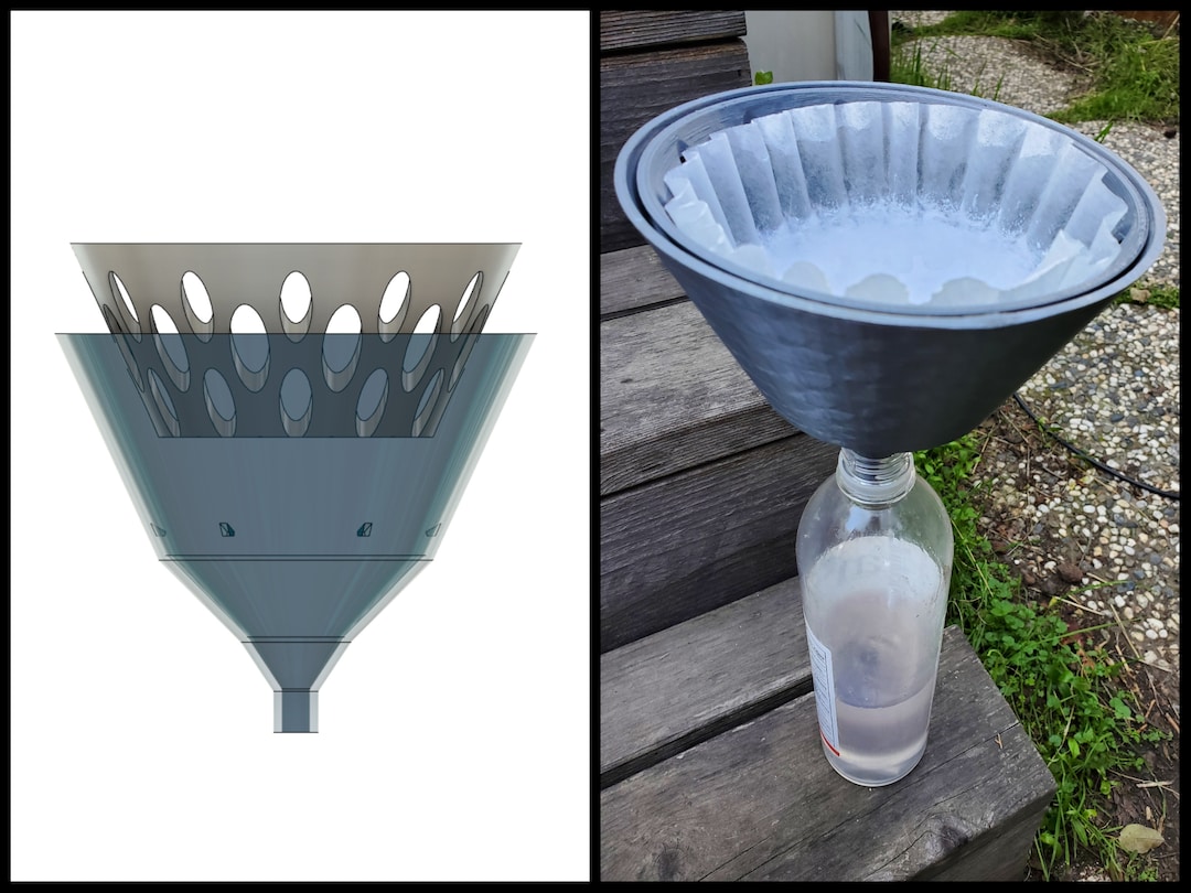 STL Files - IPA Coffee Filter With Funnel - Etsy