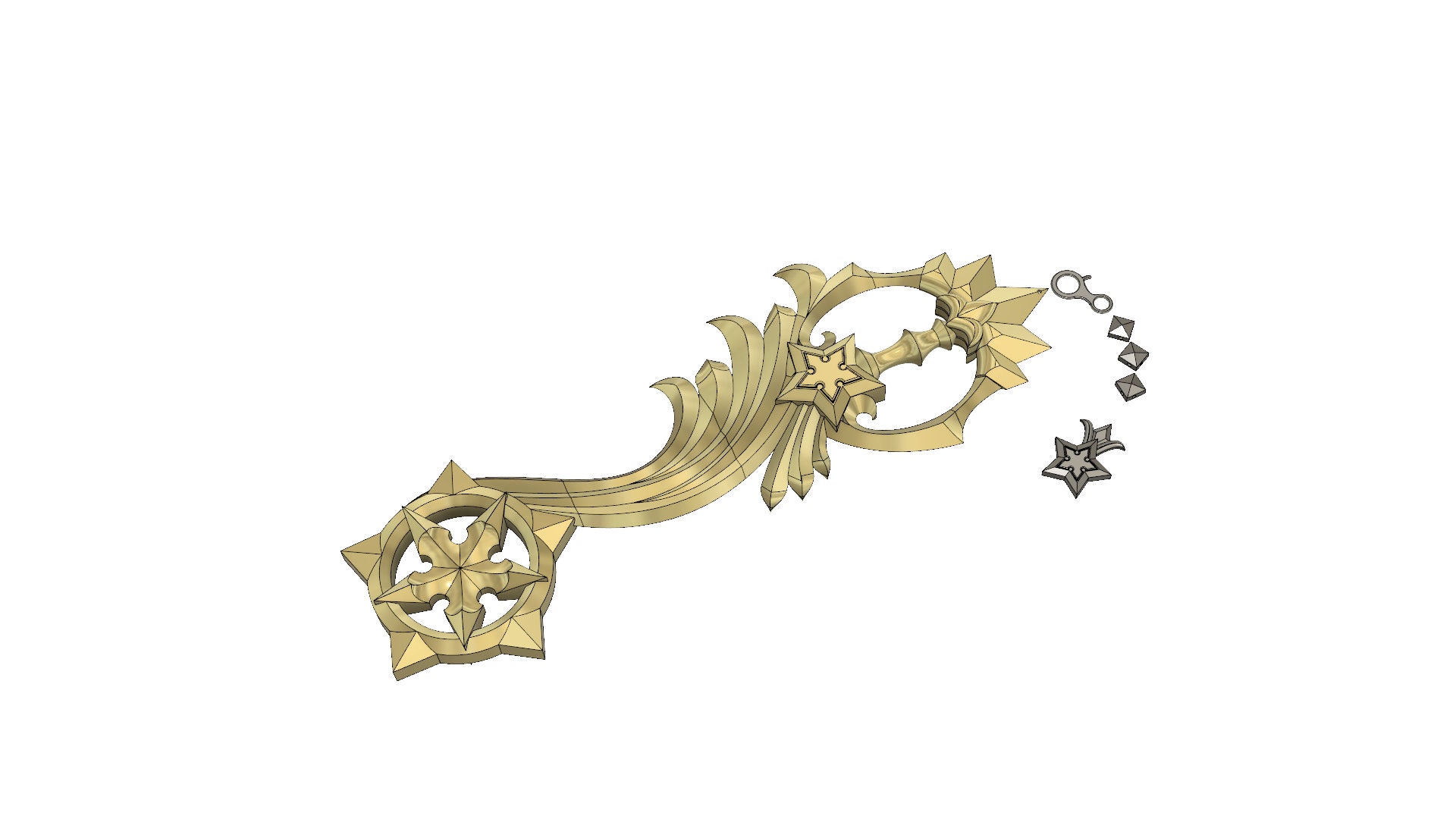 52" Shooting Star Keyblade 3D Kit - Kingdom Hearts 3 - Etsy